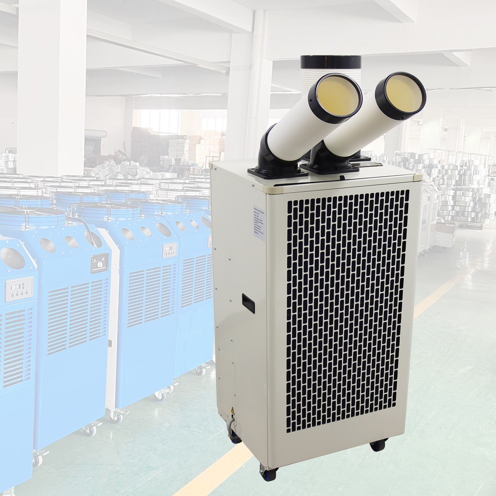 Industrial Air Conditioner Mobile Outdoor Cooling Aircon Double Column ...