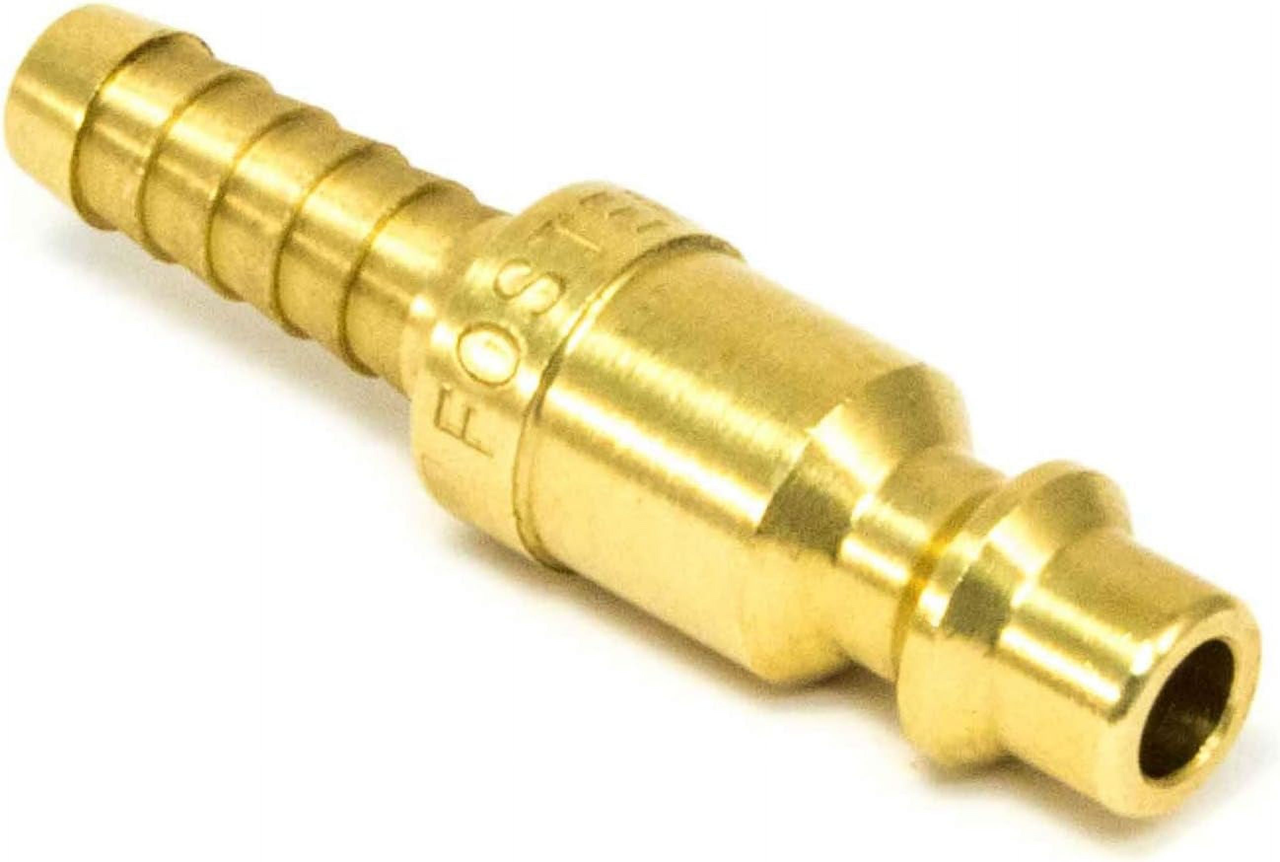 Industrial Air Fitting, Quick-Connect Plug, 1/4" Coupling x 1/4" ID ...