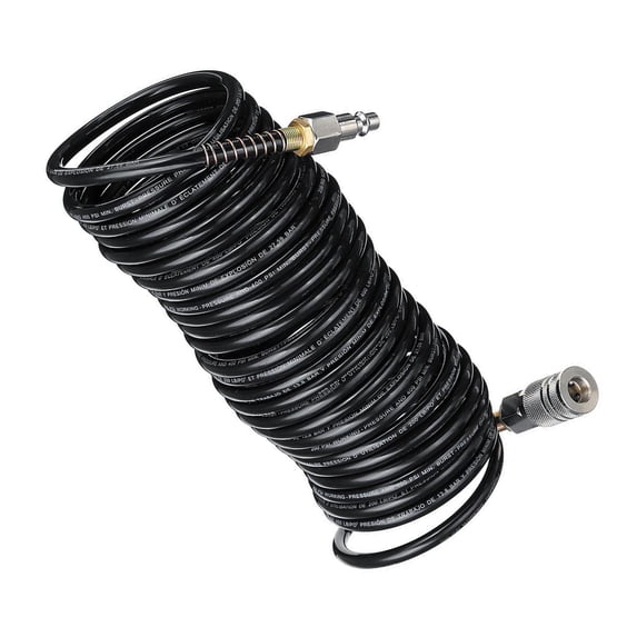 Industrial Air Hose 5m Length Featuring Bend Limiters & Easy Connection ...
