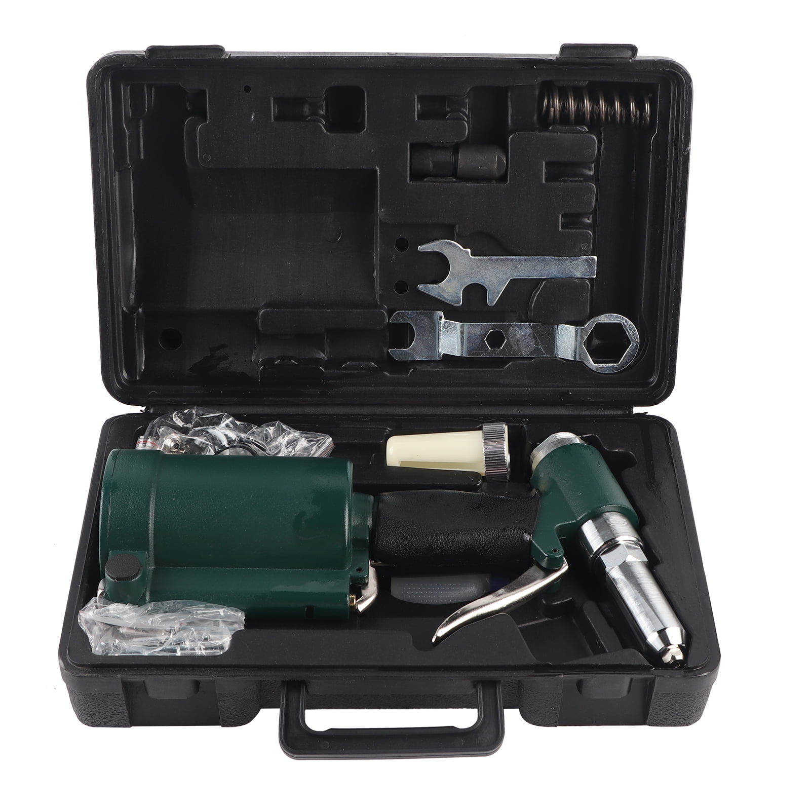 Industrial Air Hydraulic Rivet Gun Pneumatic Riveter Kit Set 2.4-4.8mm ...