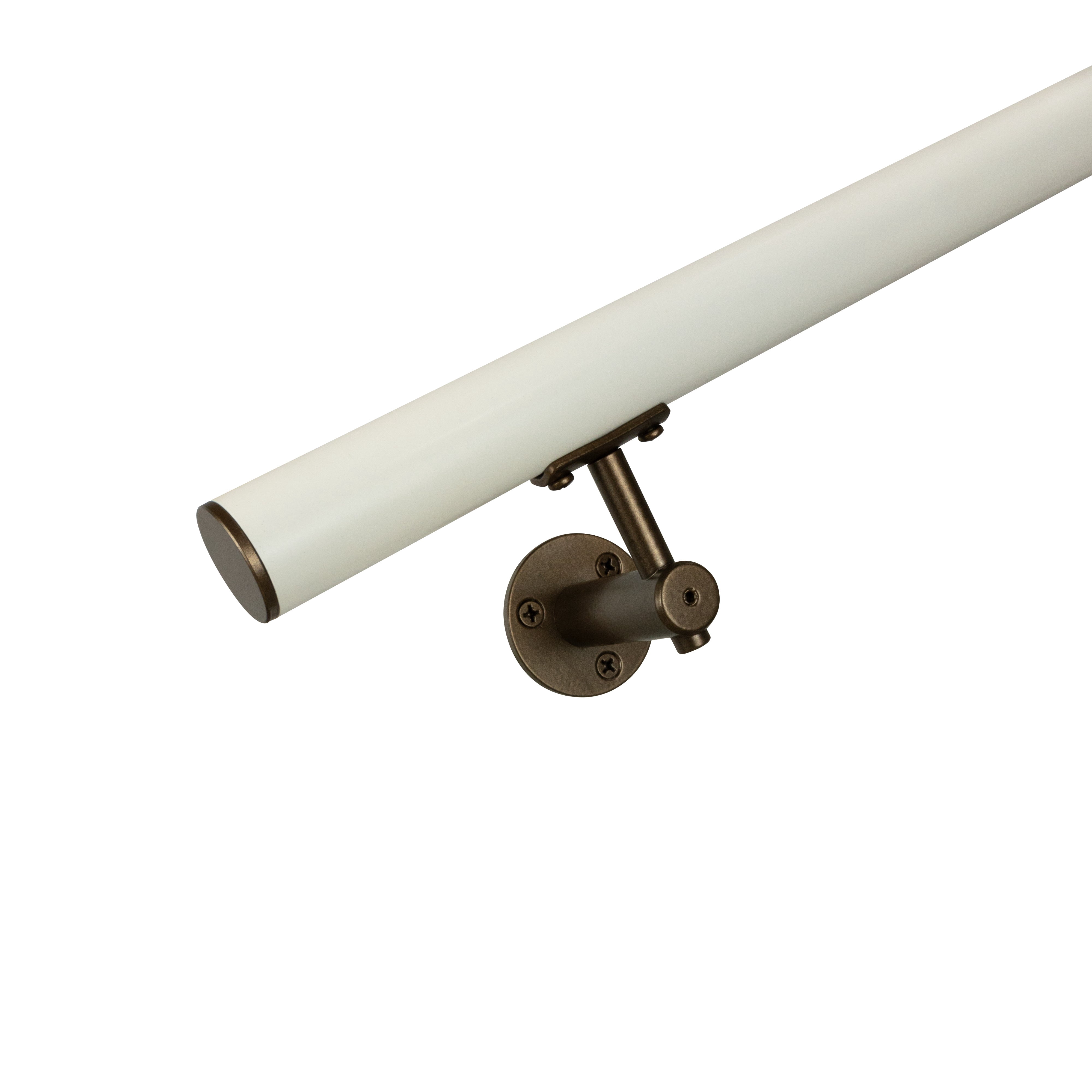 Industrial Aluminum 1.5 Inch Round Complete Indoor/Outdoor Straight ...