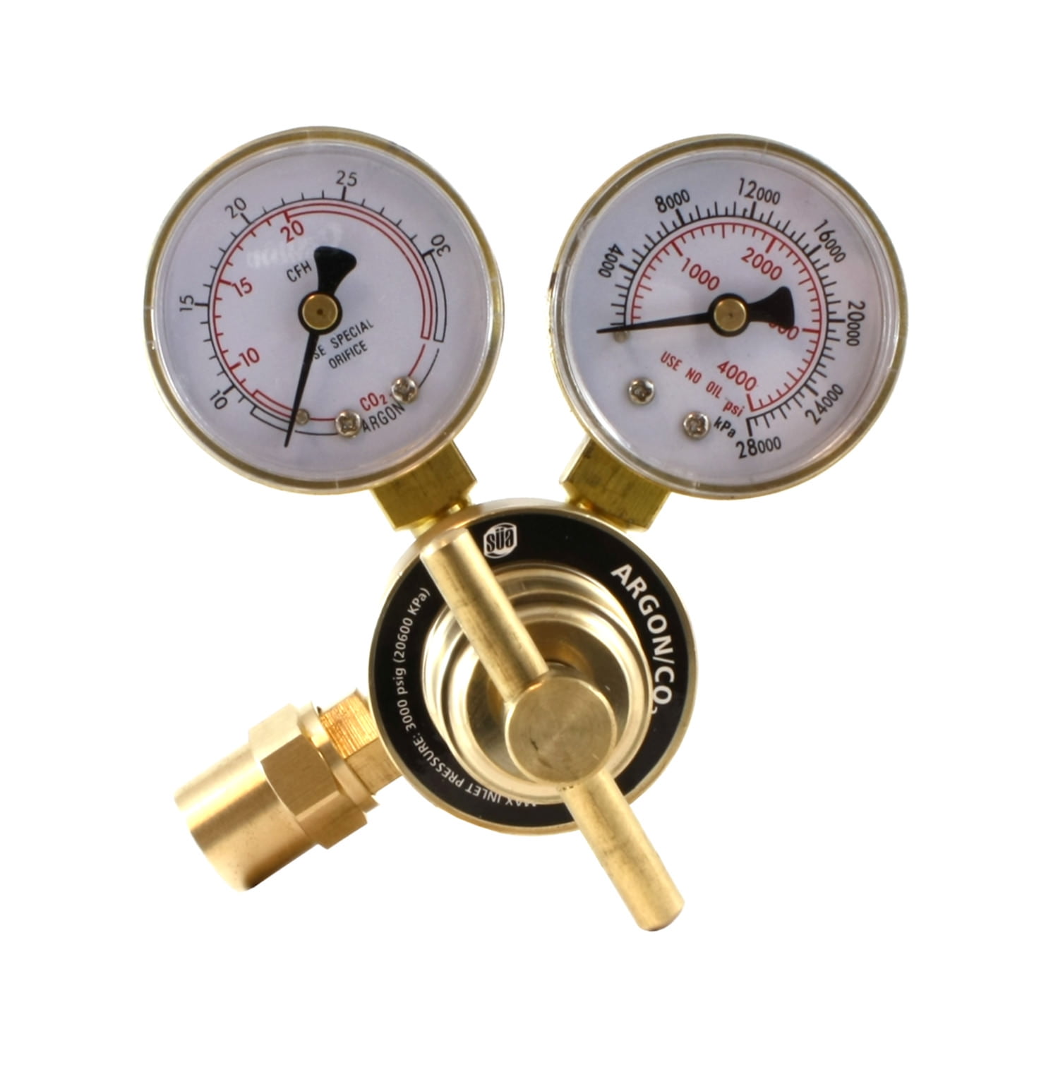 Industrial Argon Regulator/Flowmeter Gauges for MIG and TIG Welders ...