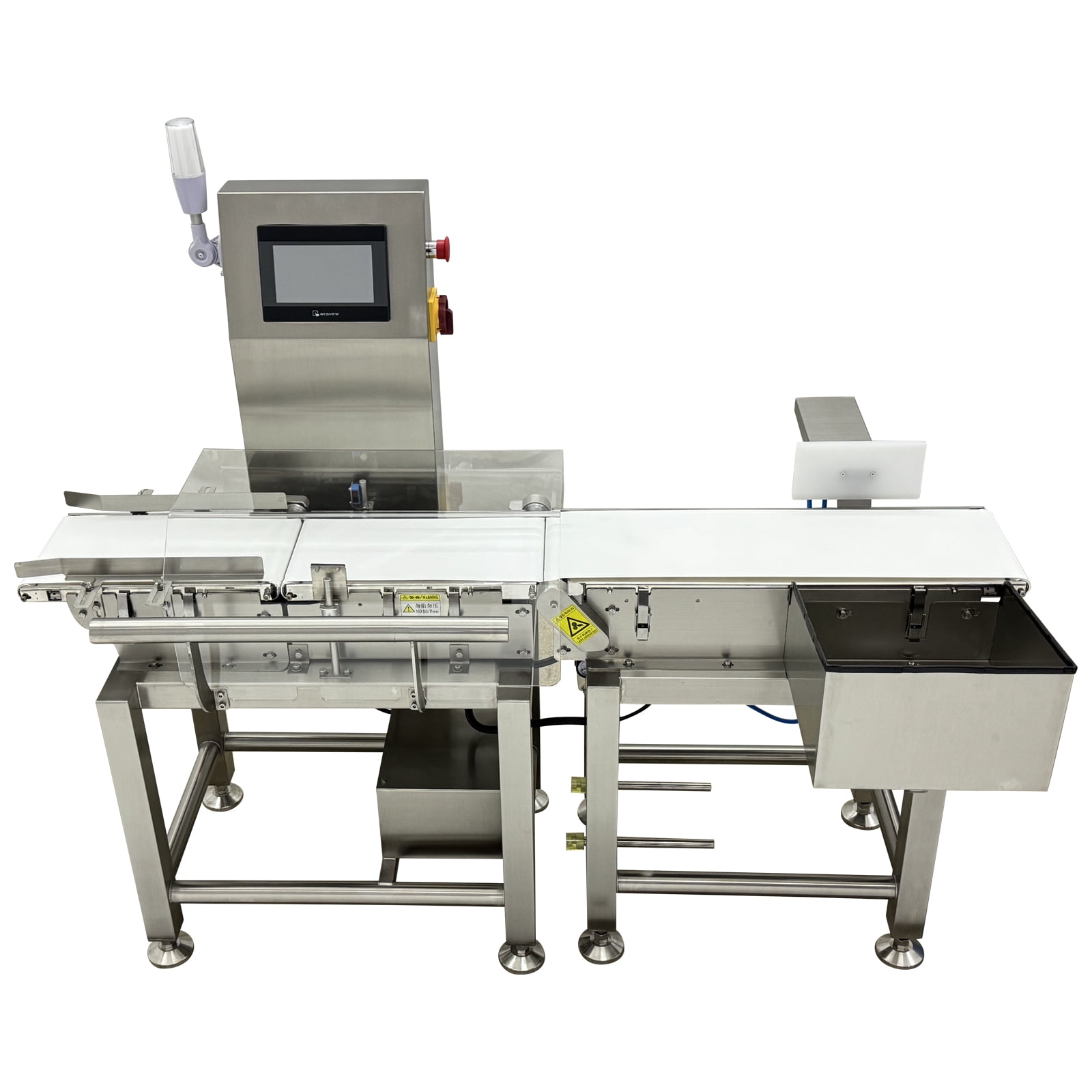 Industrial Automatic Check Weigher Machine with with Over/Underweight ...