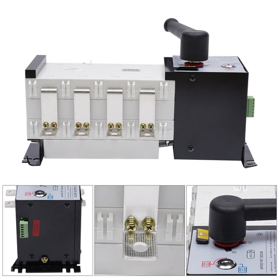 Industrial Automatic Transfer Switch 250A 4 Poles AC 110V 220V Grid to ...