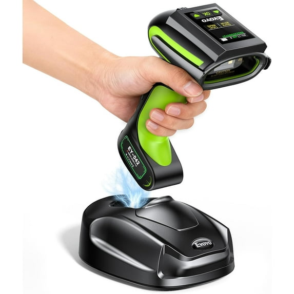 Industrial Barcode Scanner with Screen: 3-in-1 Waterproof 1D 2D ...