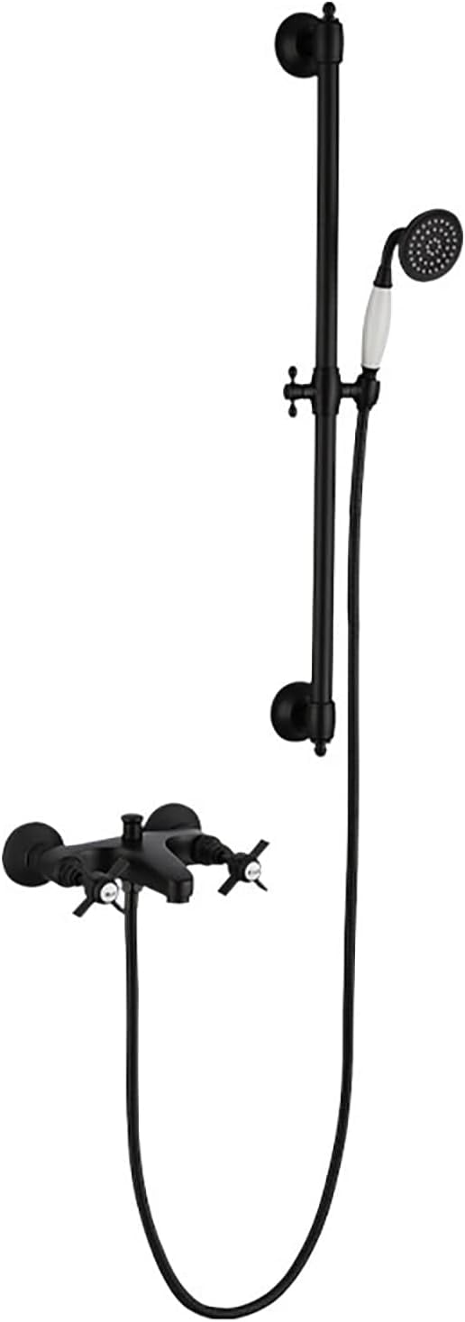 Industrial Bathtub Faucet with Handheld Shower Tub Filler Faucet Wall ...