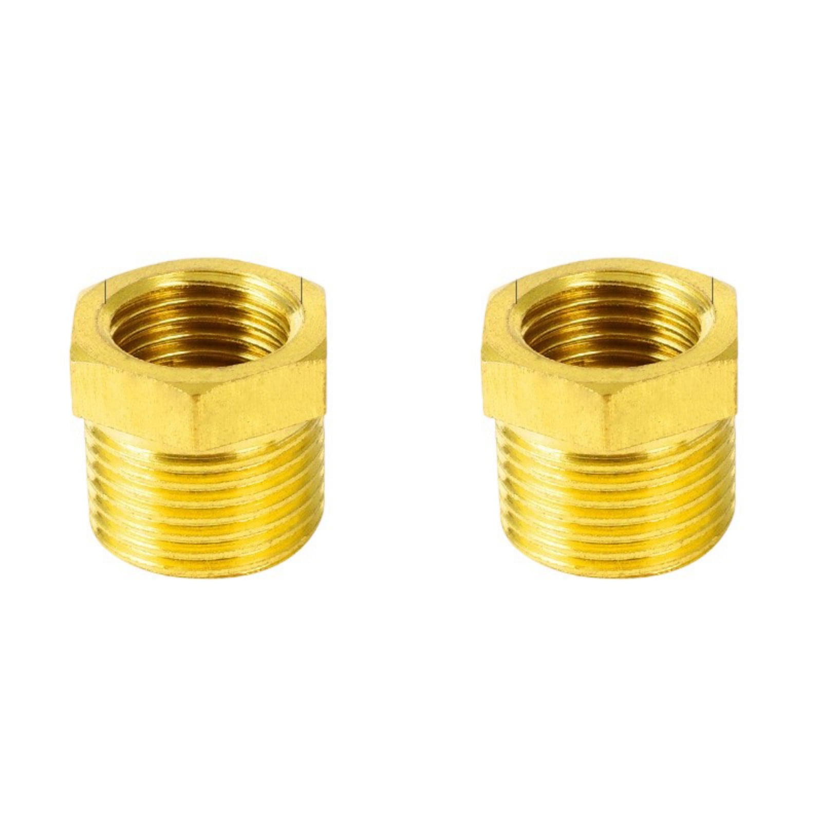 Industrial Brass Air Adapter Hexagonal Socket Threaded Pipe Fitting ...