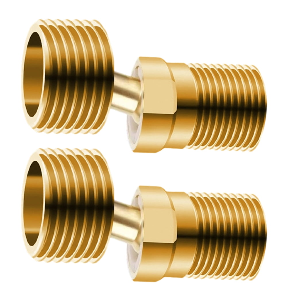 Industrial Brass Fittings Angled Curved Foot Male Thread Nipples for ...