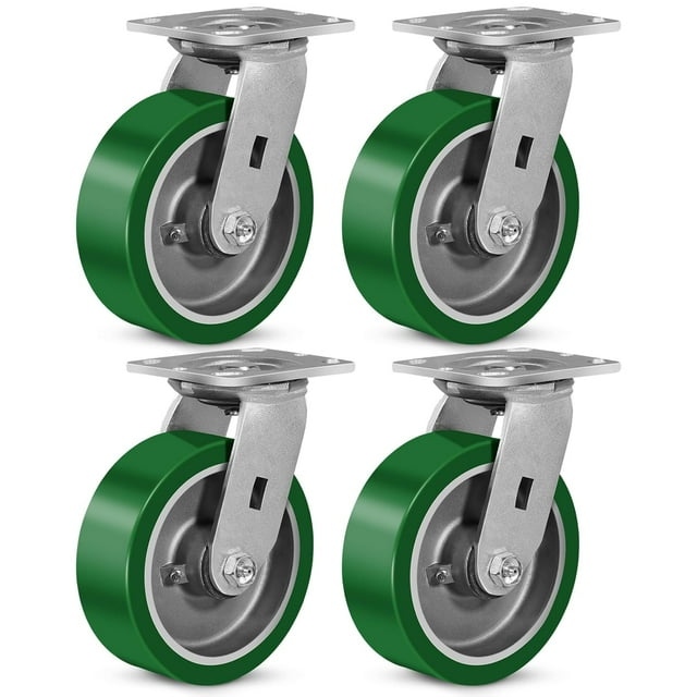 Industrial Casters- Heavy Duty Casters,Polyurethane on Aluminum Casters ...