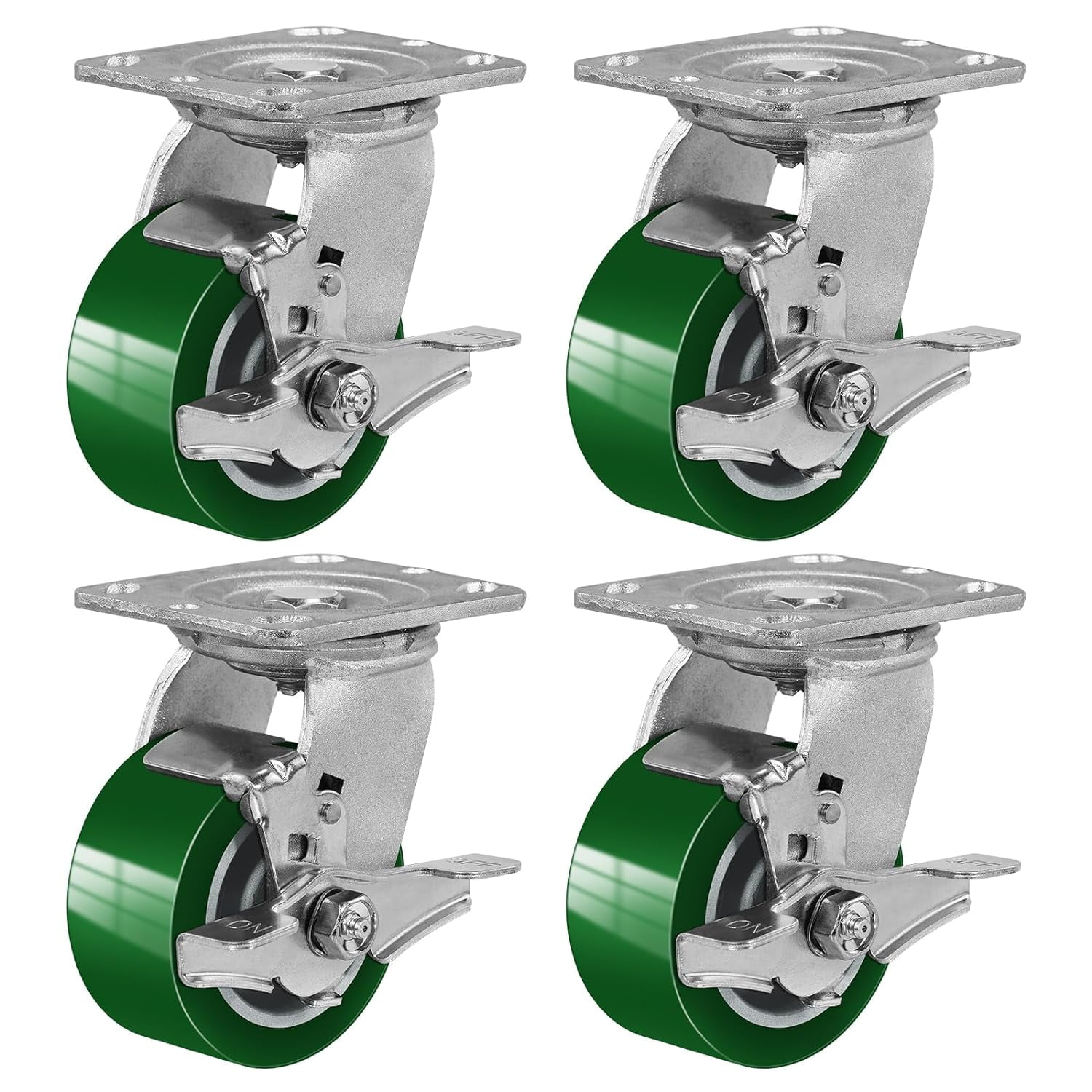 Industrial Casters- Heavy Duty Casters,Polyurethane on Aluminum Casters ...