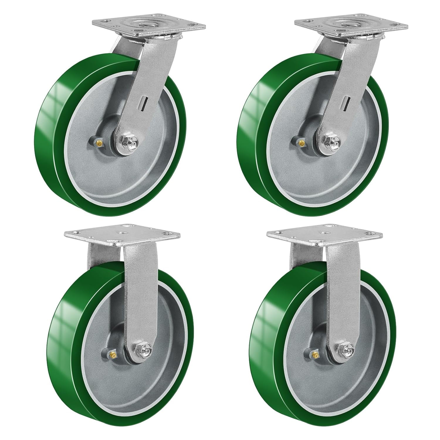 Industrial Casters- Heavy Duty Casters,Polyurethane on Aluminum Casters ...