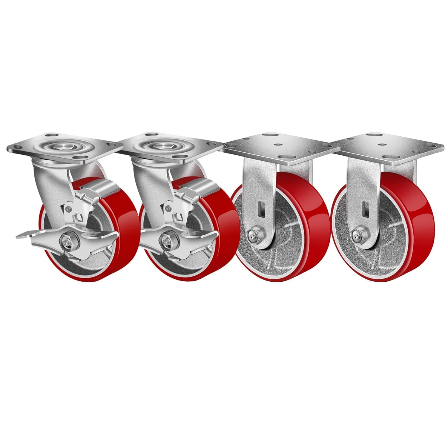 Industrial Casters- Heavy Duty casters,Polyurethane Casters Wheel ...