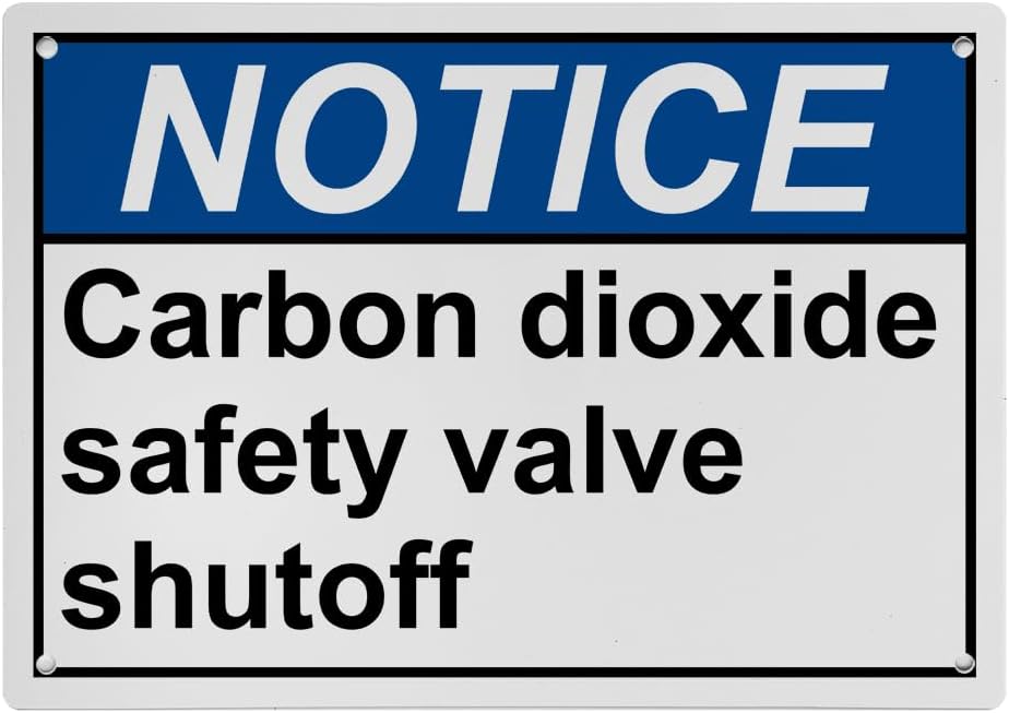 Industrial Caution Sign Carbon Dioxide Sign (Carbon dioxide safety ...