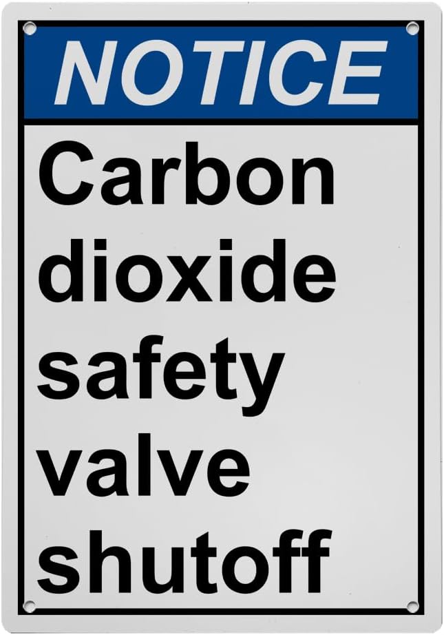 Industrial Caution Sign Carbon Dioxide Sign (Carbon dioxide safety ...