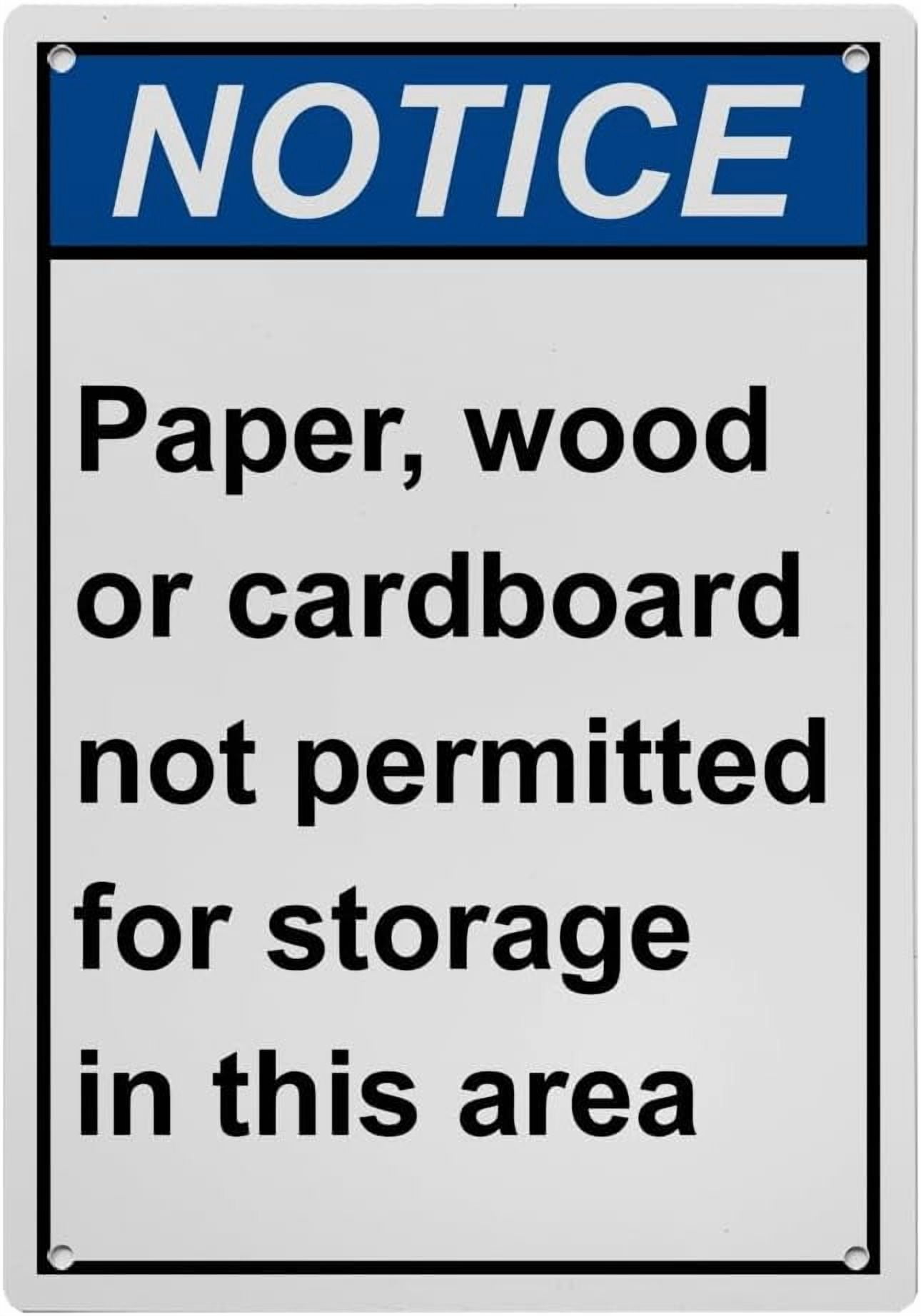 Industrial Caution Sign Information Sign (Paper, wood or cardboard not ...