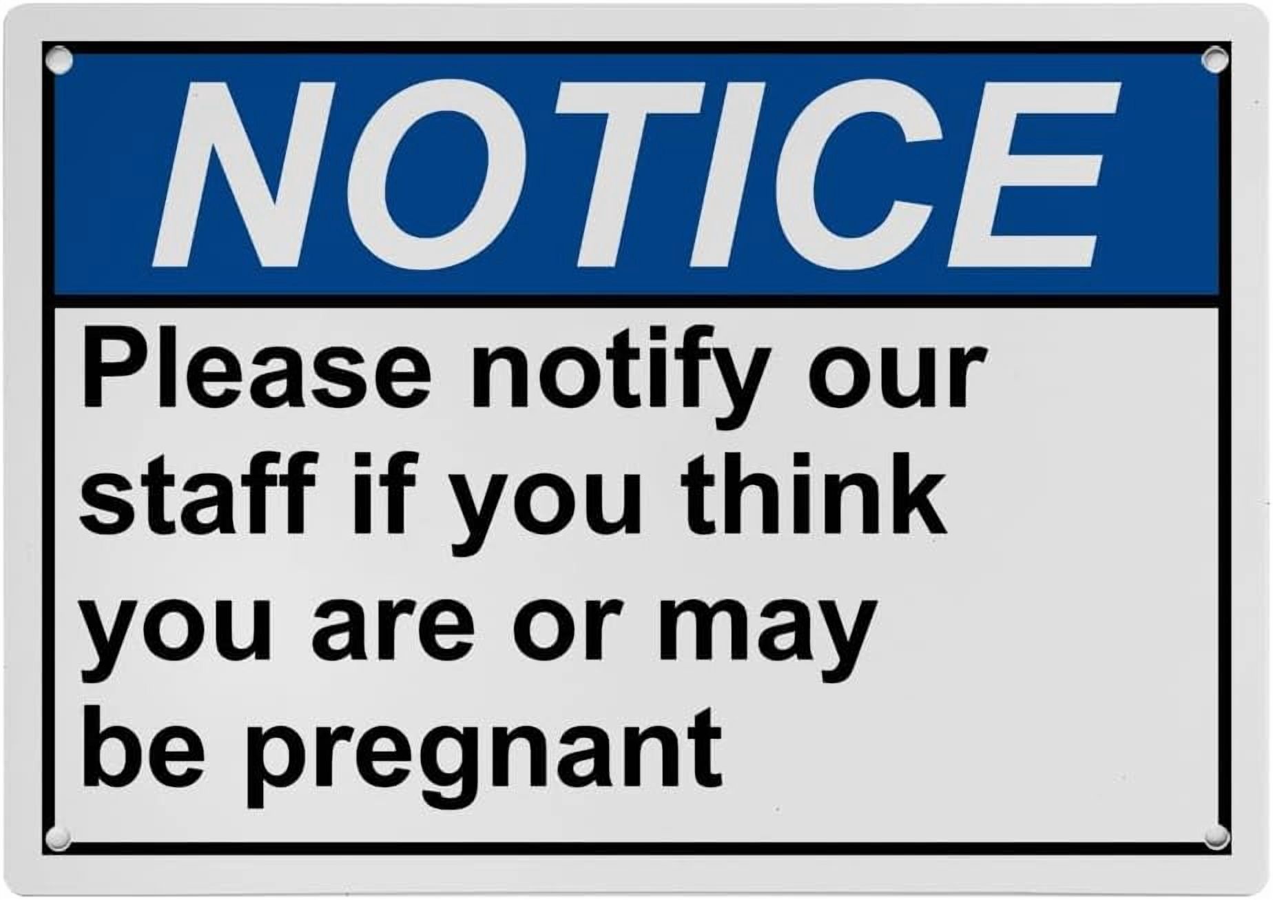 Industrial Caution Sign Information Sign (Please notify our staff if ...