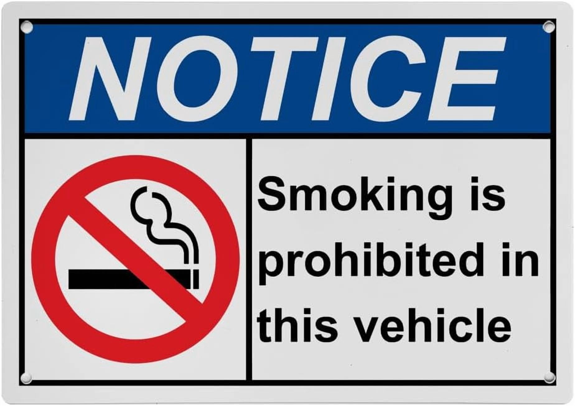 Industrial Caution Sign Smoking Prohibited Sign (Smoking is prohibited ...
