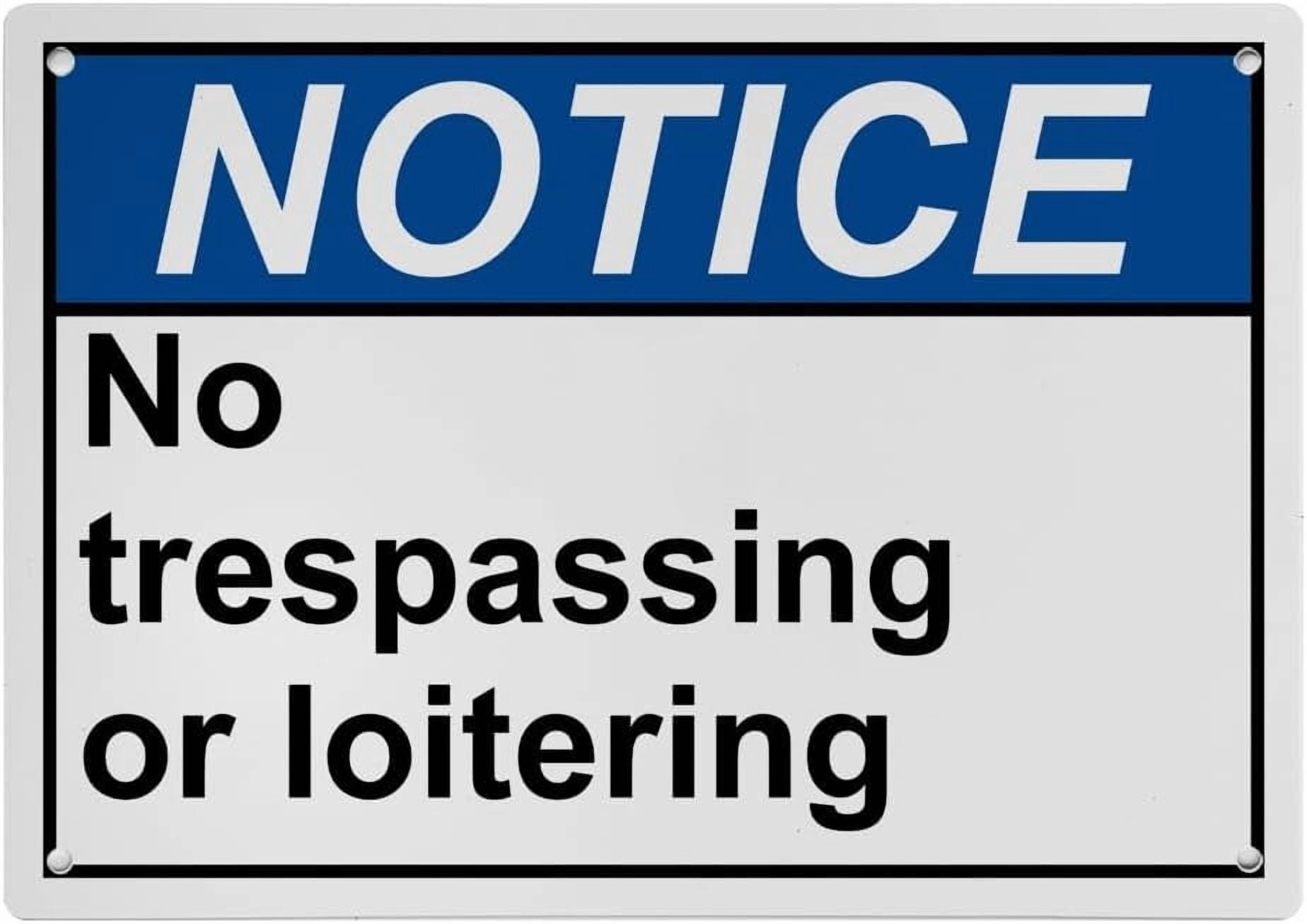 Industrial Caution Sign No Trespassing Sign (No trespassing or ...