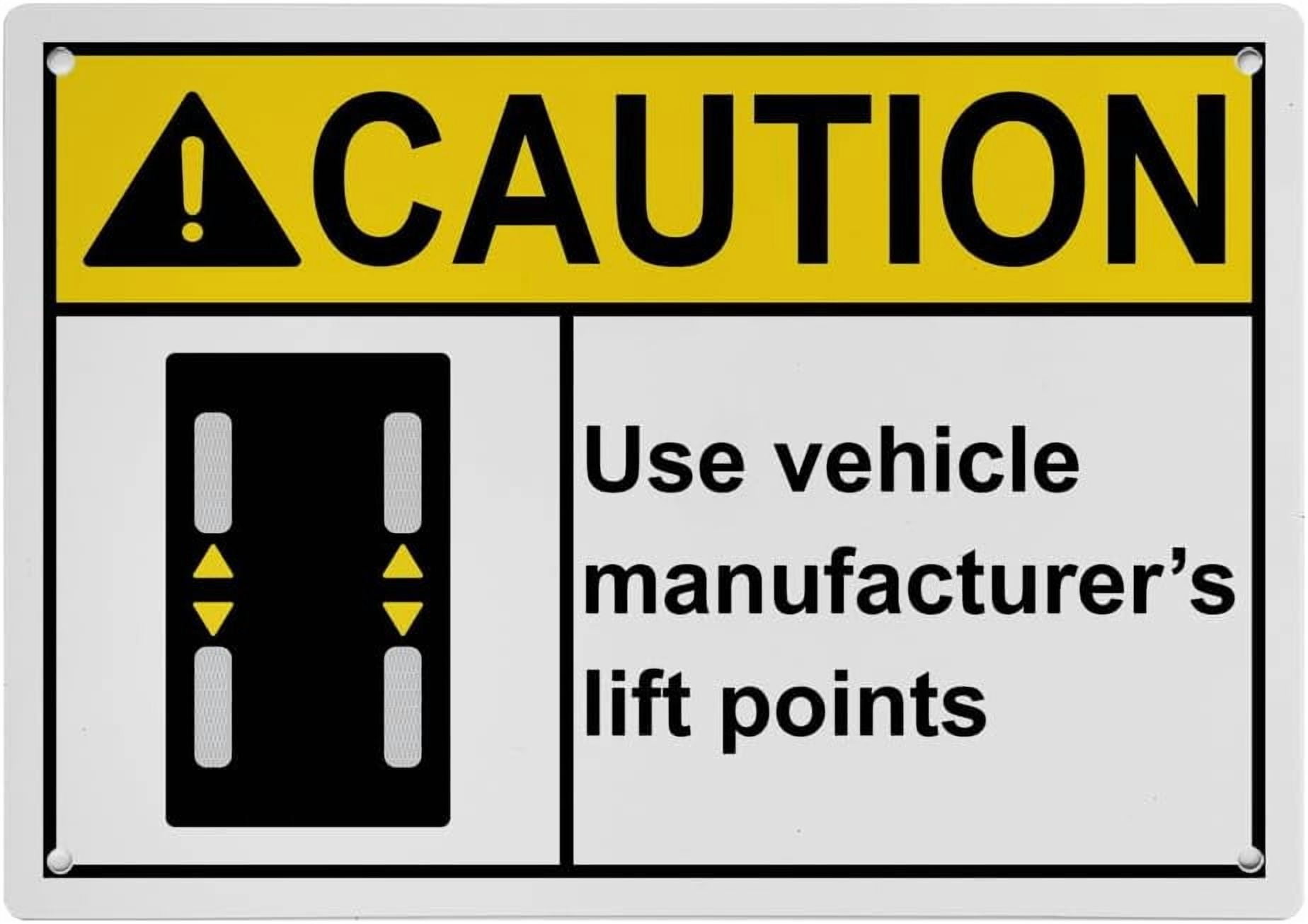 Industrial Caution Sign Truck Loading Unloading Sign (Use vehicle ...