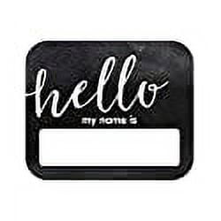 Industrial Chic Hello Name Tags (Other) - Walmart.com