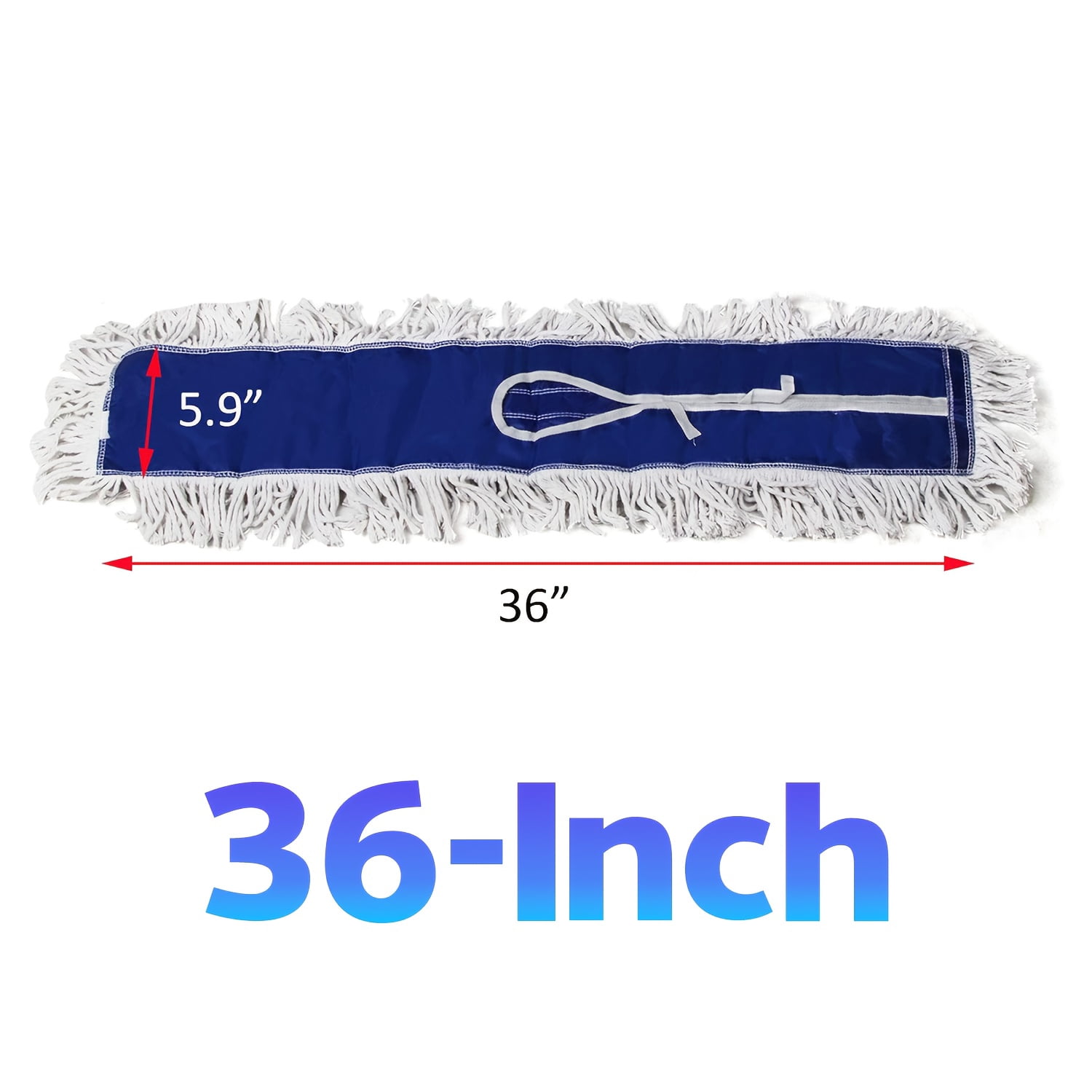 Industrial Commercial Maxi Dust Mop Kit – Adjustable Handle & Washable ...