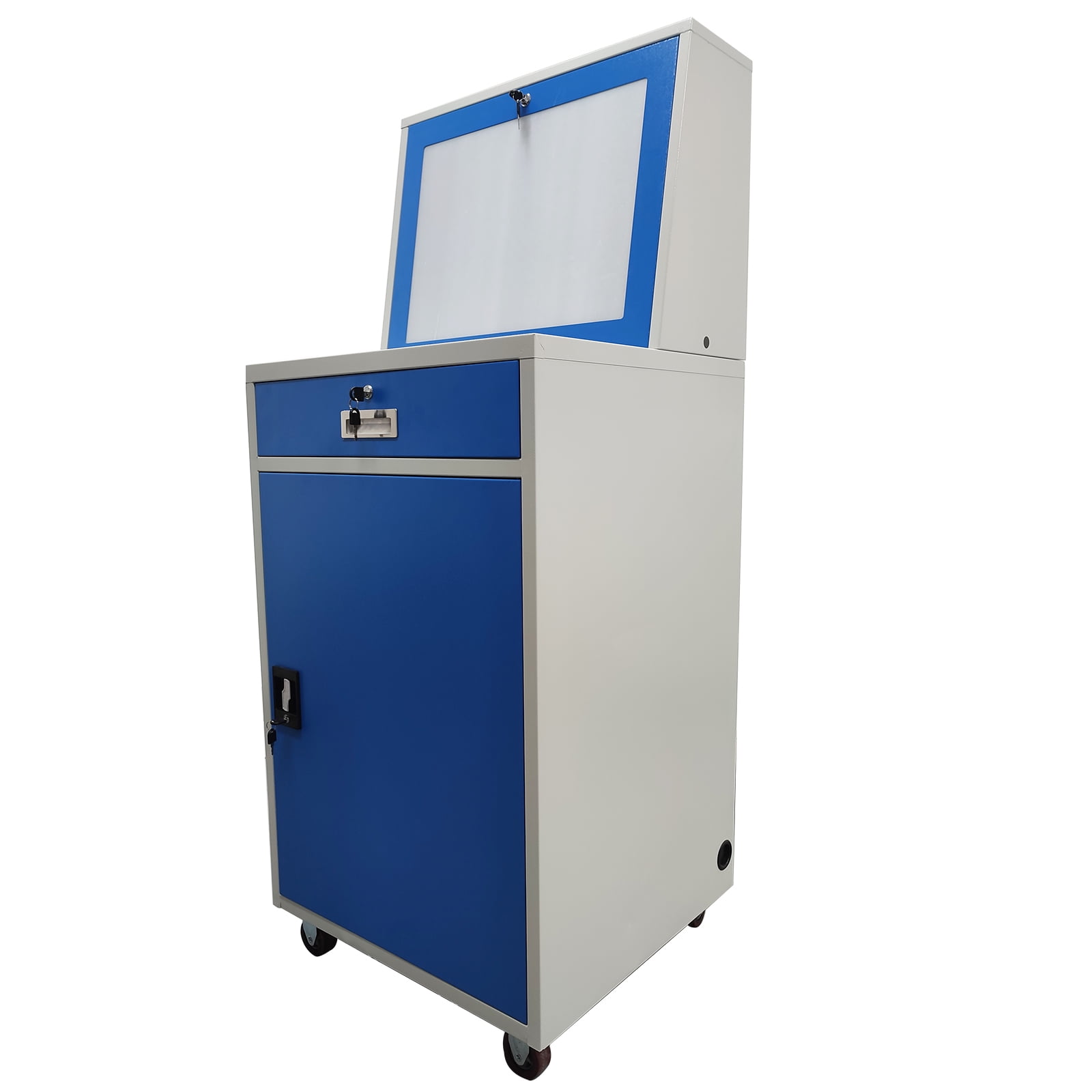Industrial Computer Cabinet Workshop Mobile Desktop Computer Security ...