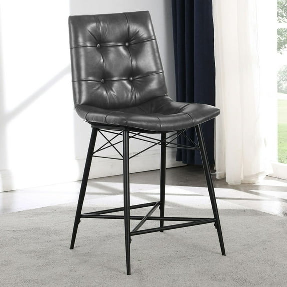 Industrial Counter Stools | Tufted Design for Aesthetic Value ...