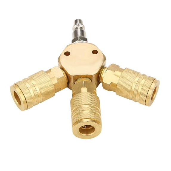 Industrial Couplers Air Manifold, Hex Style for Air Compressor Accessories, Delivering High ...