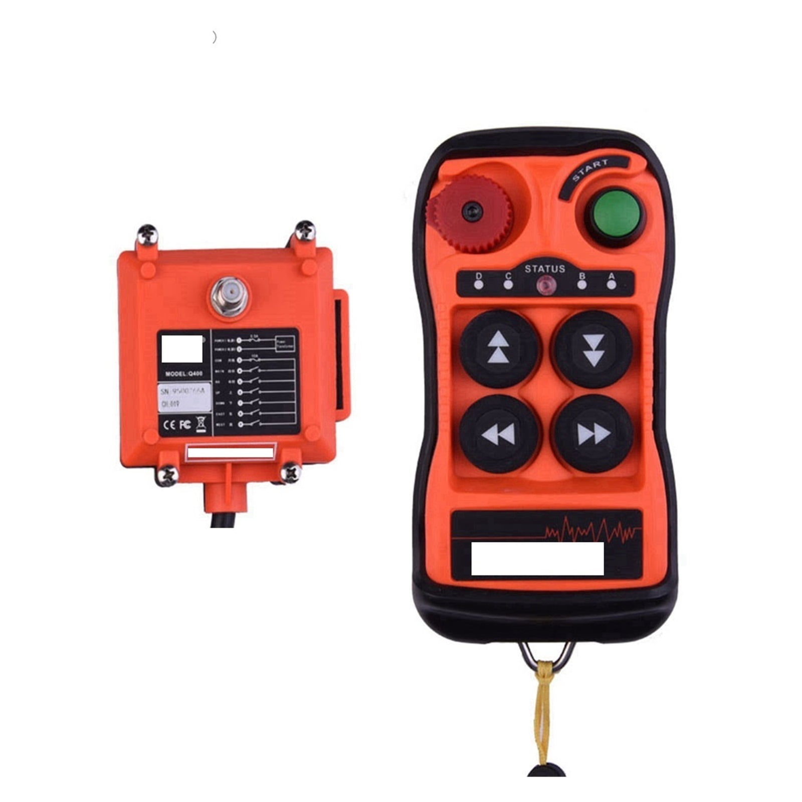 Industrial Crane Remote Control Dual Speed Solid Crane Hoist Wireless ...