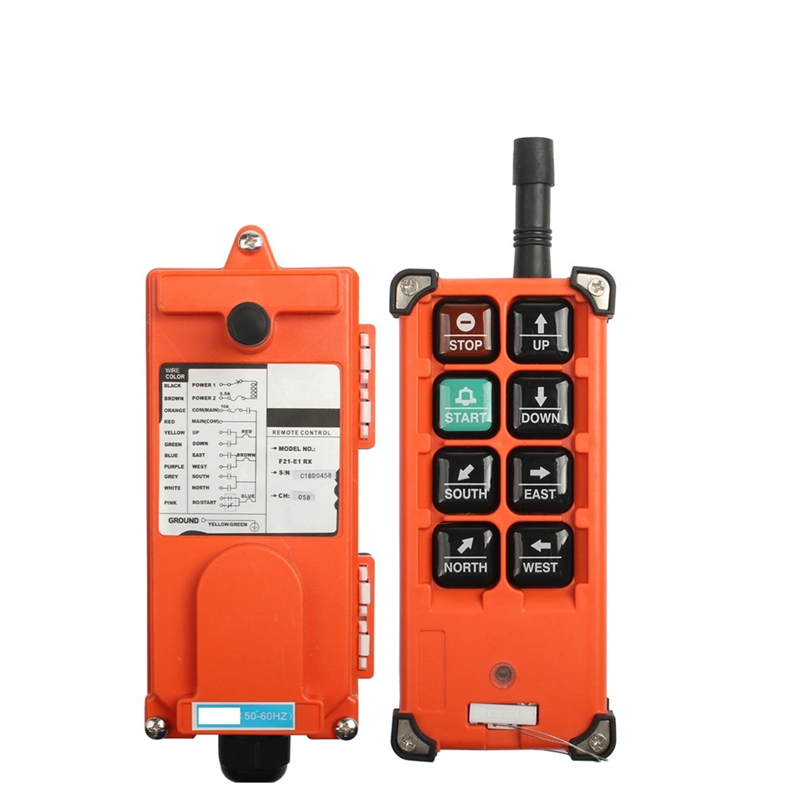 Industrial Crane Remote Controller F21-E1B Wireless Switches For Hoist ...
