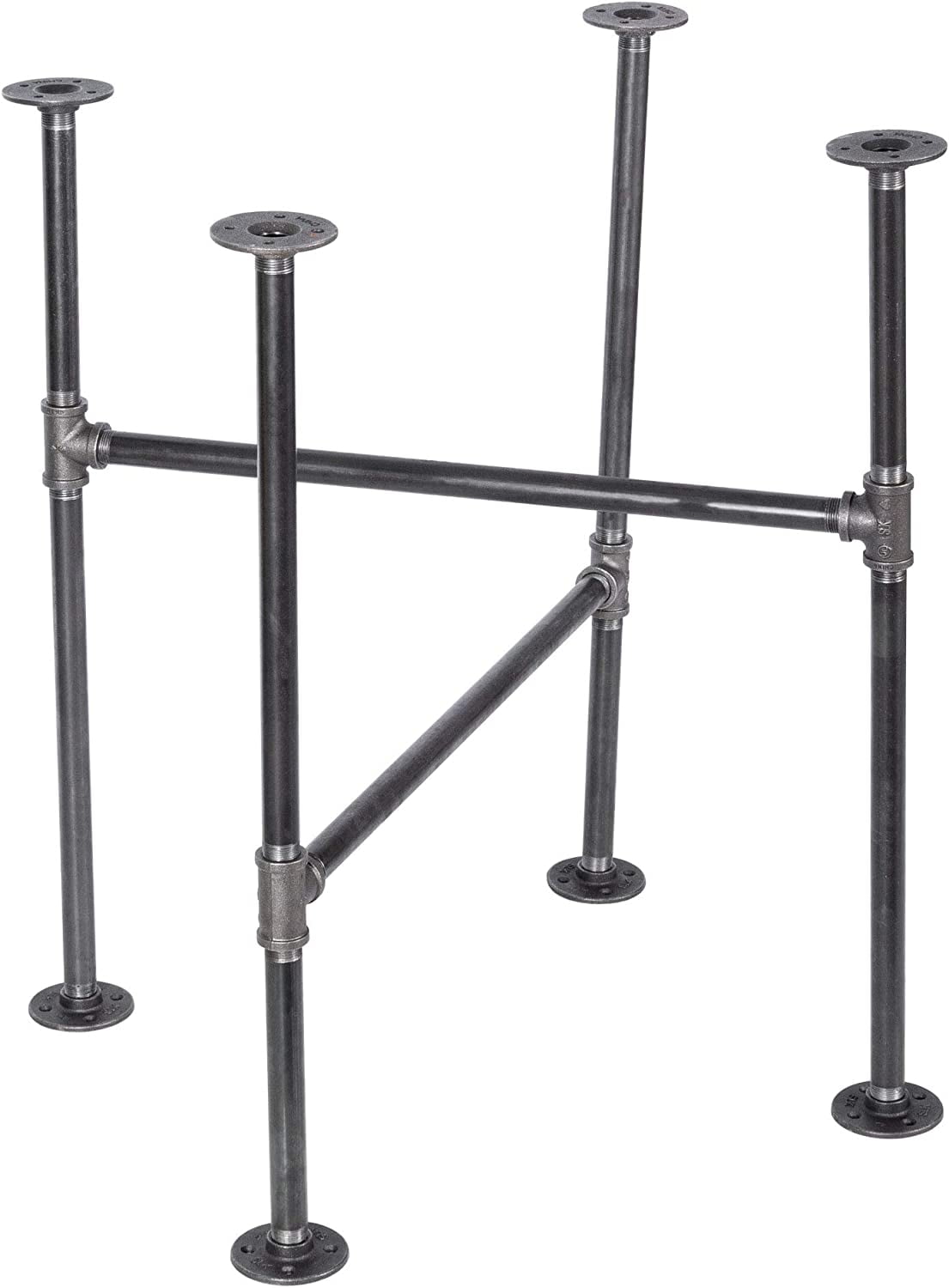 Industrial Dining Table Base 30" Height Pipe Table Base for Home Office ...