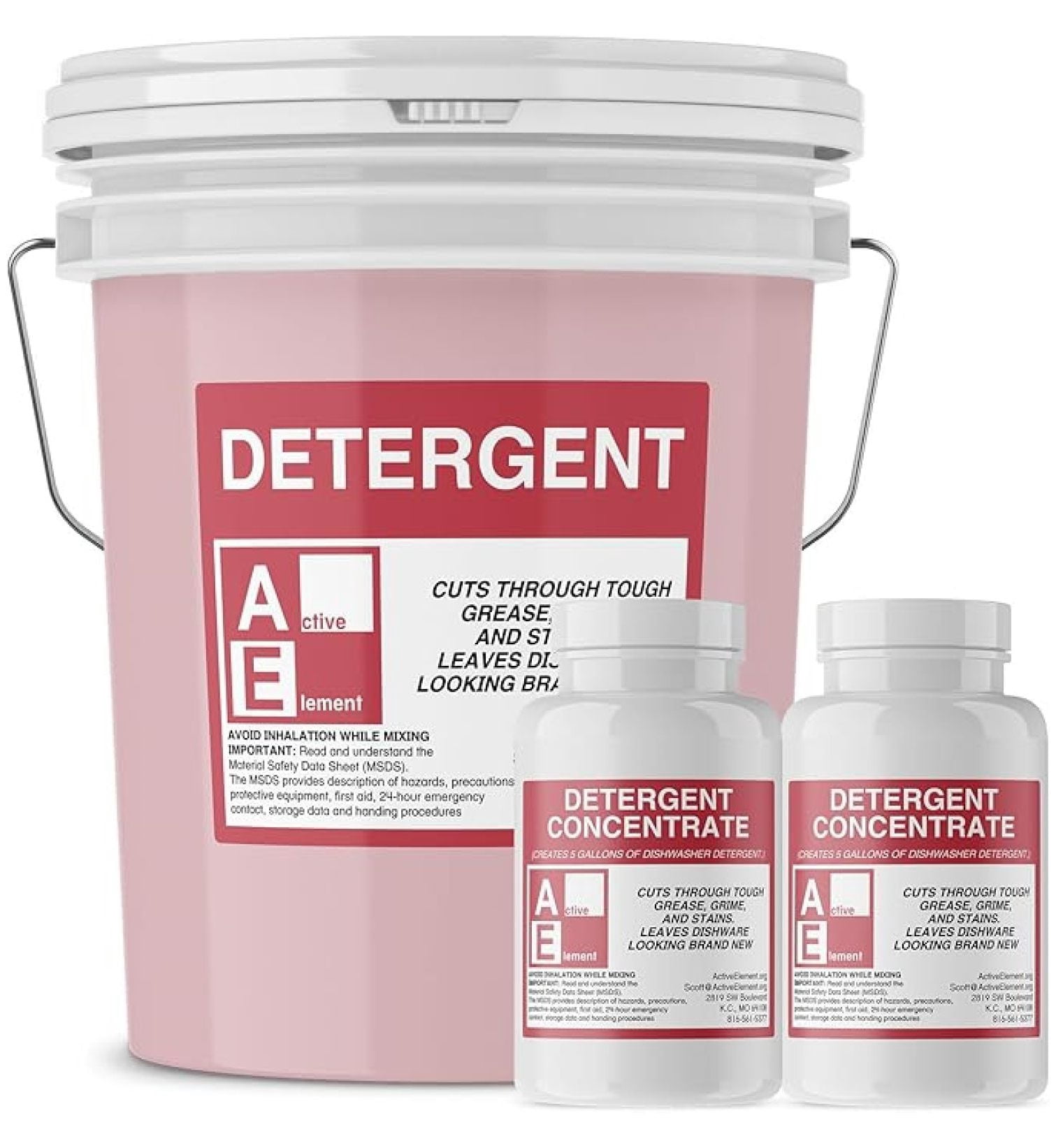 Industrial Dishwasher Detergent - 5 Gallon Pail Maker - Commercial Dish ...