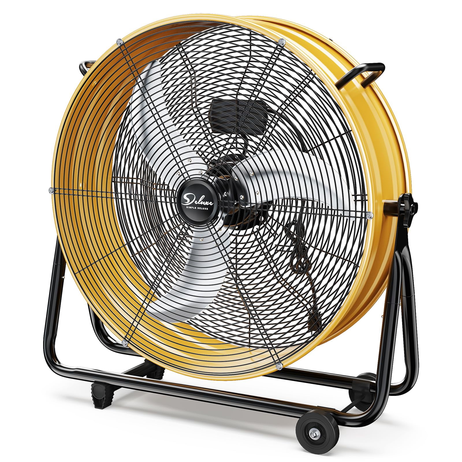 Industrial Drum Fan 24 Inch Heavy Duty Metal High Velocity Cooling Fan ...