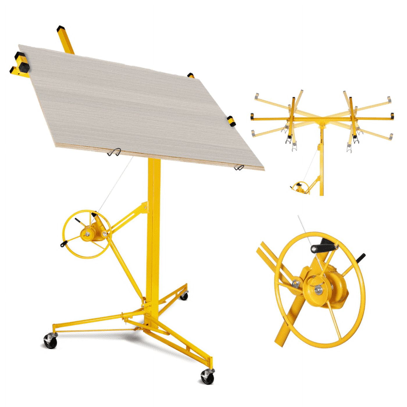 Industrial Drywall Lift with Brake System, 150LBS Capacity, High ...