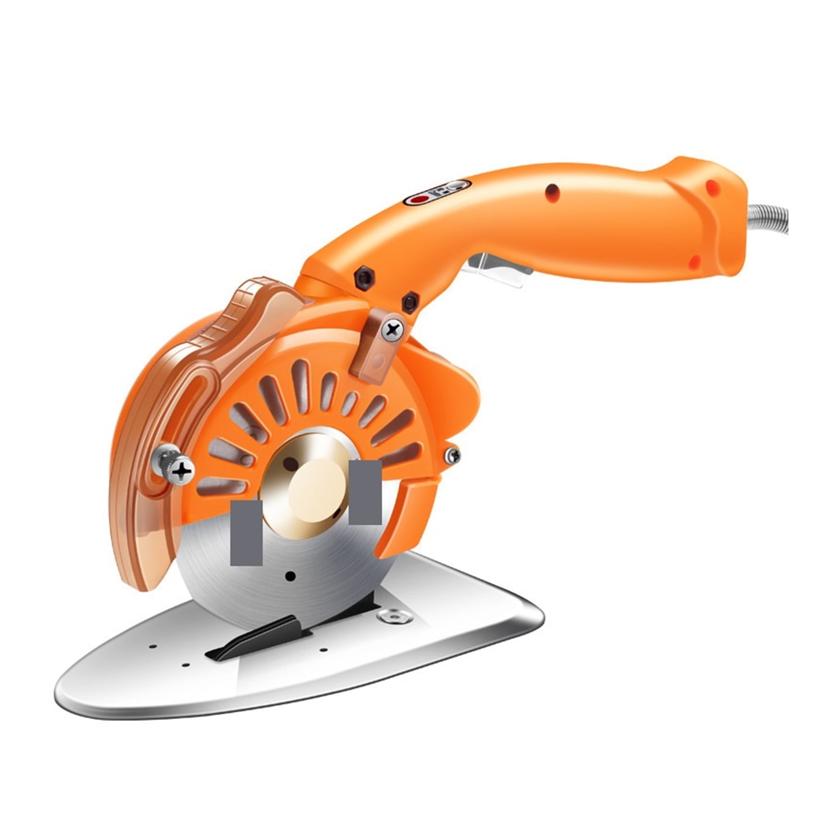 Industrial Electric Scissors Handheld Round Blade Cutting Cloth Machine ...