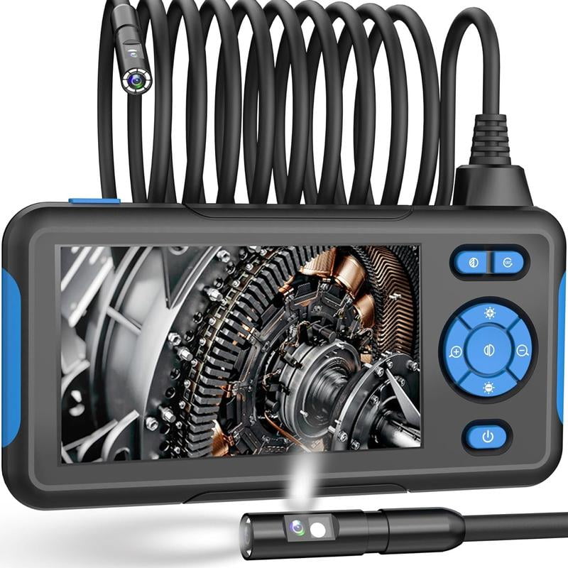 Industrial Endoscope Borescope Camera with 8 LED Lights,HD Waterproof ...
