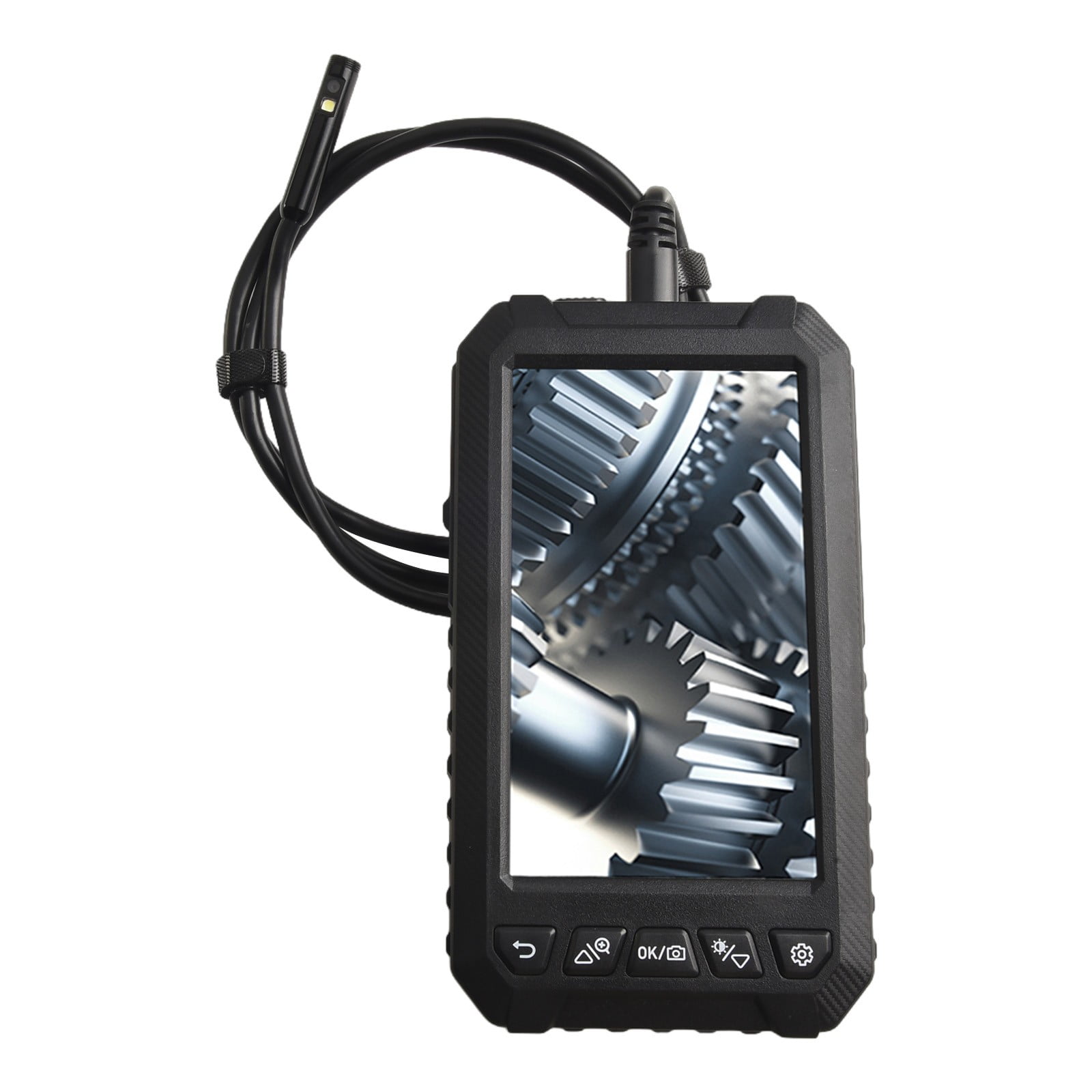 Industrial Endoscope Handheld Borescope 5Inch Hd 1080P 8Mm Dual Lens ...