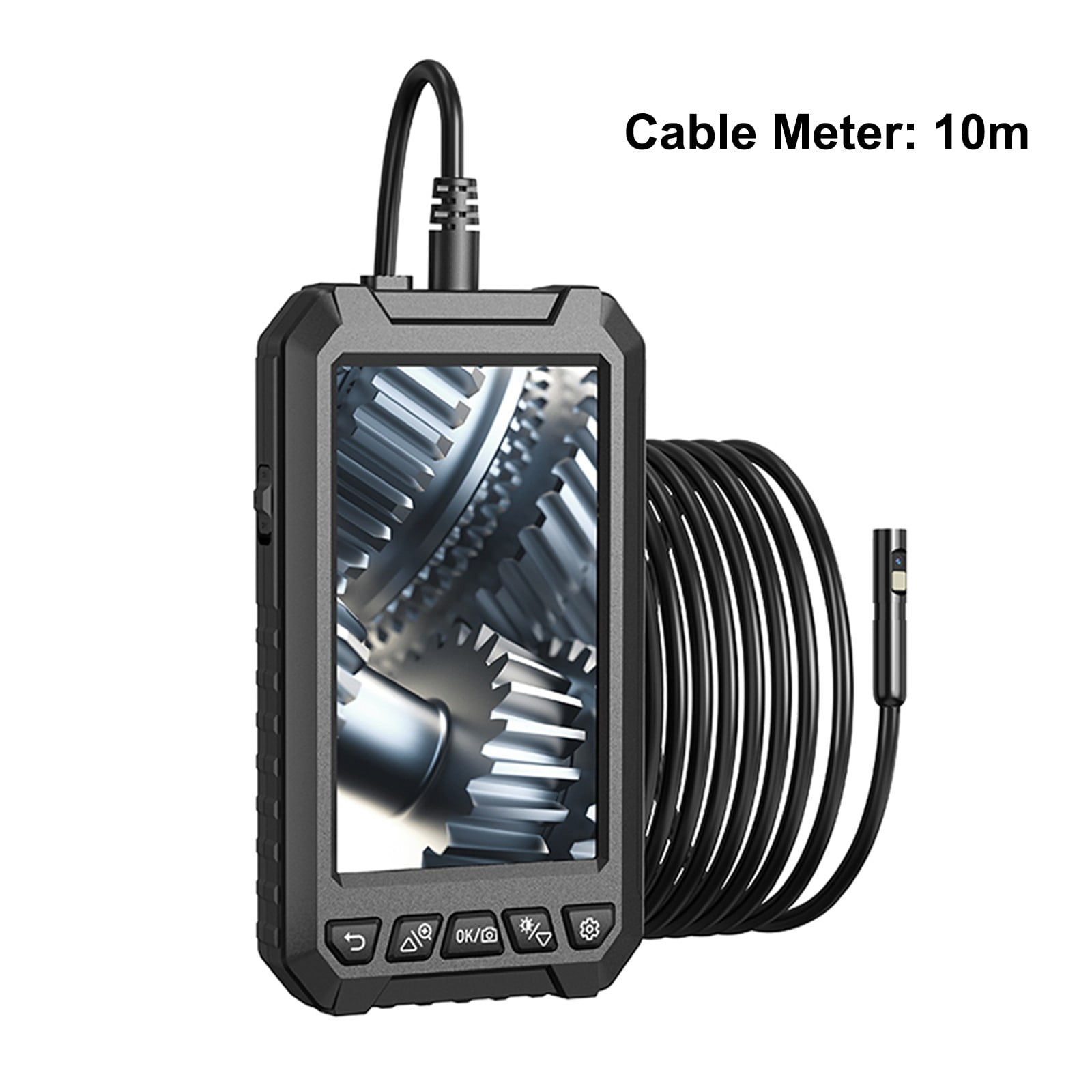 Industrial Endoscope Handheld Borescope 5Inch Hd 1080P 8Mm Dual Lens ...