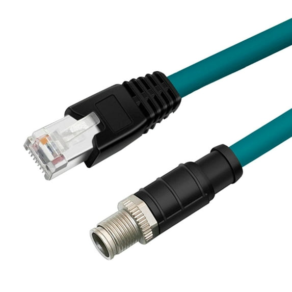 12 X Coded To RJ45 Cord 12 X Coded 8Pin to RJ45 Cable For Industrial ...