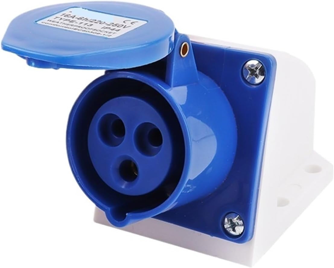 Industrial Exposed Socket 3 Holes 16A 3X16A Aviation Plug Socket ...