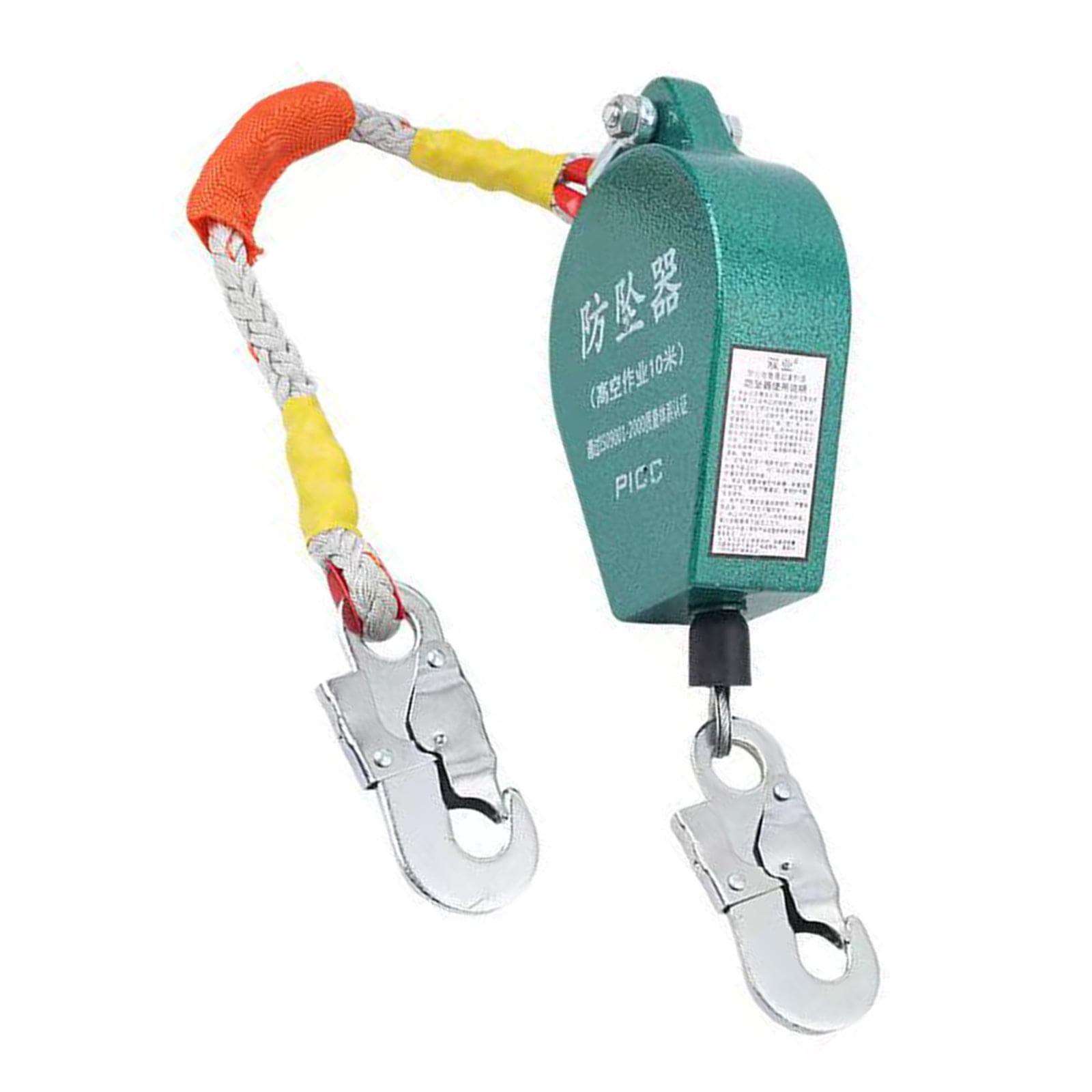 Industrial Fall Prevention Device 10m Ranges 800lbd Weight Limit Double ...
