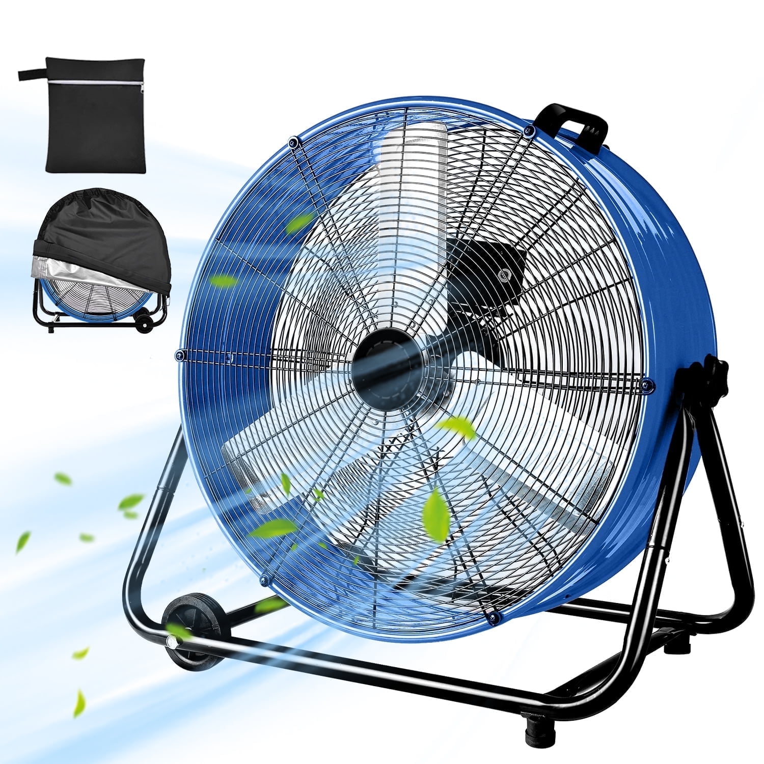 Industrial Fan 24" up to 8800 CFM, High Velocity Fan with 3 Speeds ...