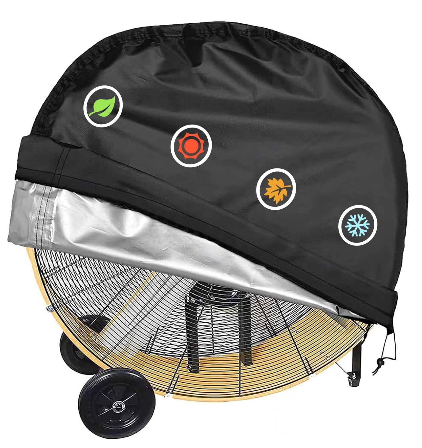 Industrial Fan Cover, Outdoor Fan Cover,420D Heavy Duty Waterproof ...