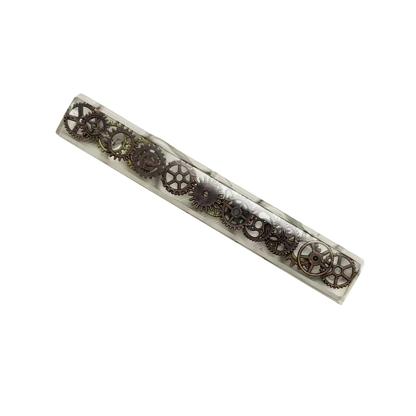 Industrial Gears Themed 6.25U Keyboards Spacebars Clear Resins Keycap ...