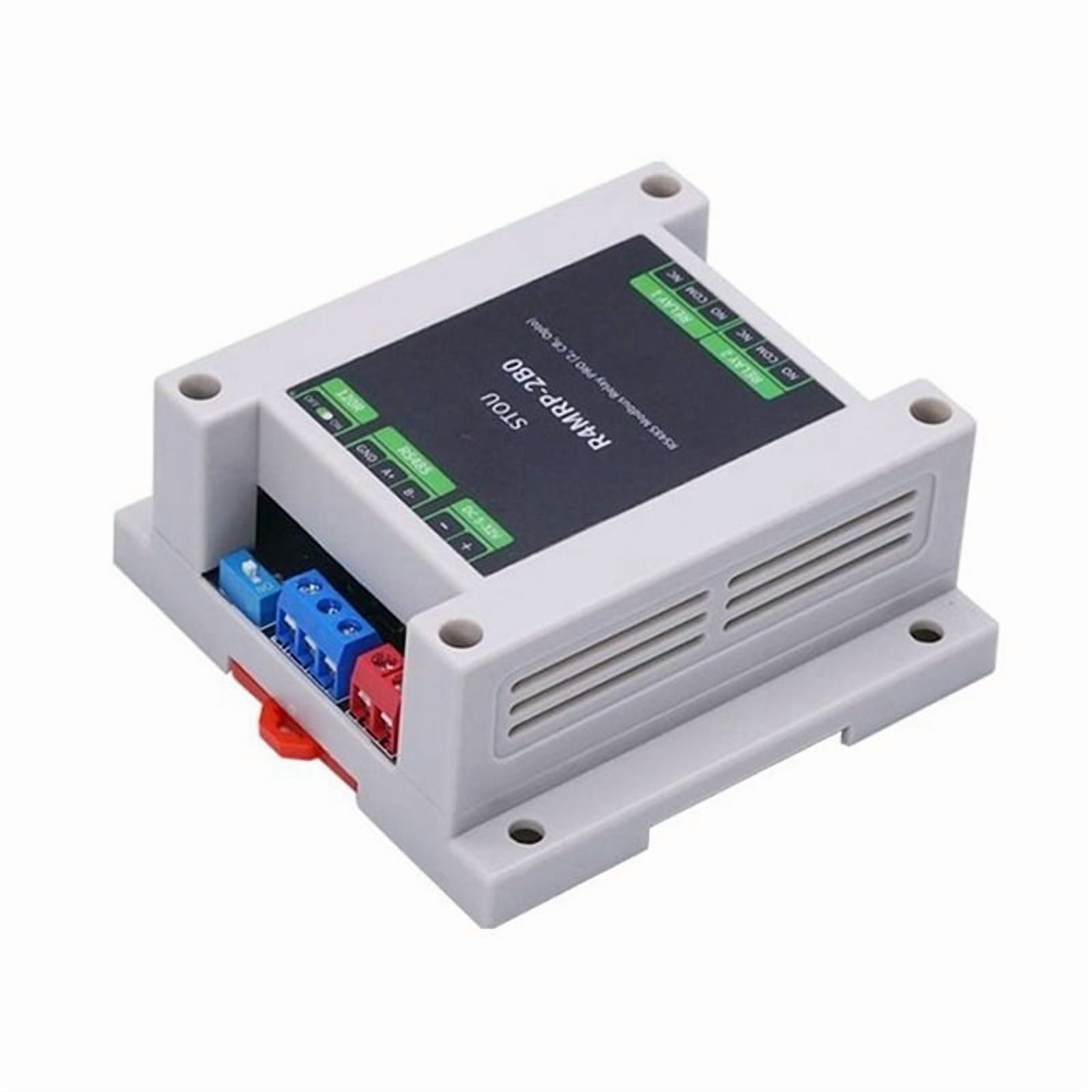 Industrial Grade 2-CH Relay Module RS485 Interface Relay Modbus RTU Protocol Control Optocoupler ...