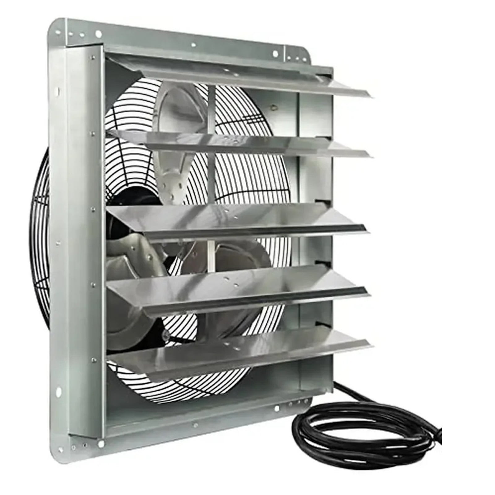 Industrial Grade 20 Inch Shutter Exhaust Fan Wall Mount Ventilation ...