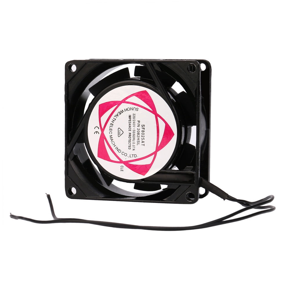 Industrial Grade 240V AC Brushless Metal 80mm 8cm CPU Fan High ...
