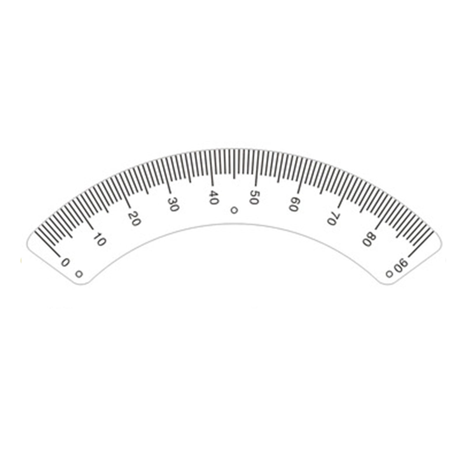Industrial Grade 45 Degree Shape Gauge 45-0-45 Angles Ruler with Clear ...