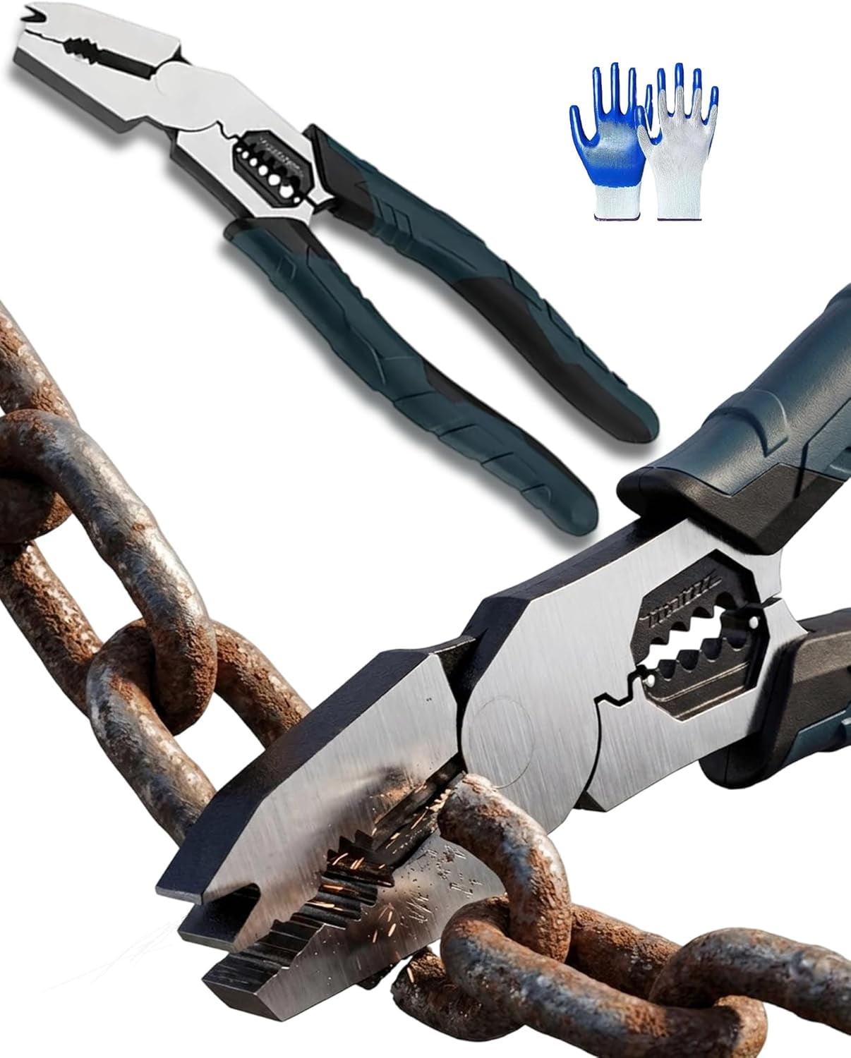Industrial-Grade Heavy-Duty 9-in-1 Multi-Function Cutting Pliers – High ...