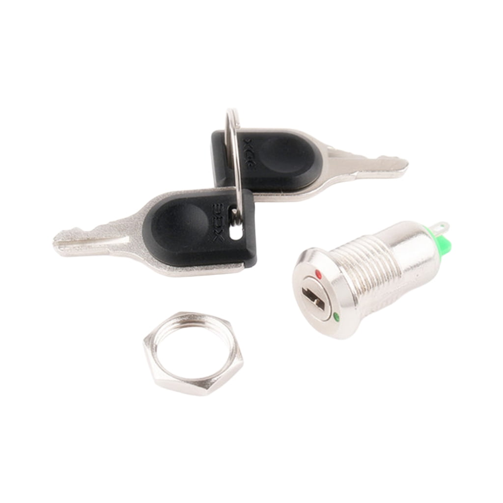 Industrial Grade Key Switches 2 Pin On/Off Operation 500000 Mechanical ...
